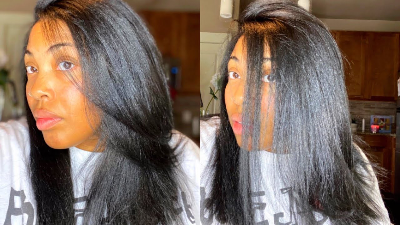 Had To Run It Back|Best Silk Press Tutorial DIY AT Home| Professional ...