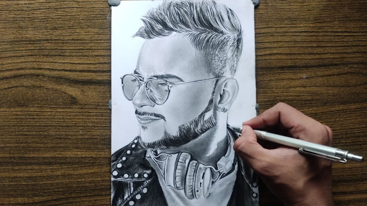 Drawing of Millind Gaba! - YouTube