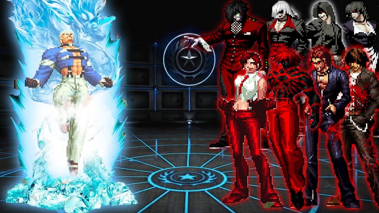 [Mugen KOF] Frozen Yashiro Vs Yamazaki Team and KOF Blood Team - YouTube