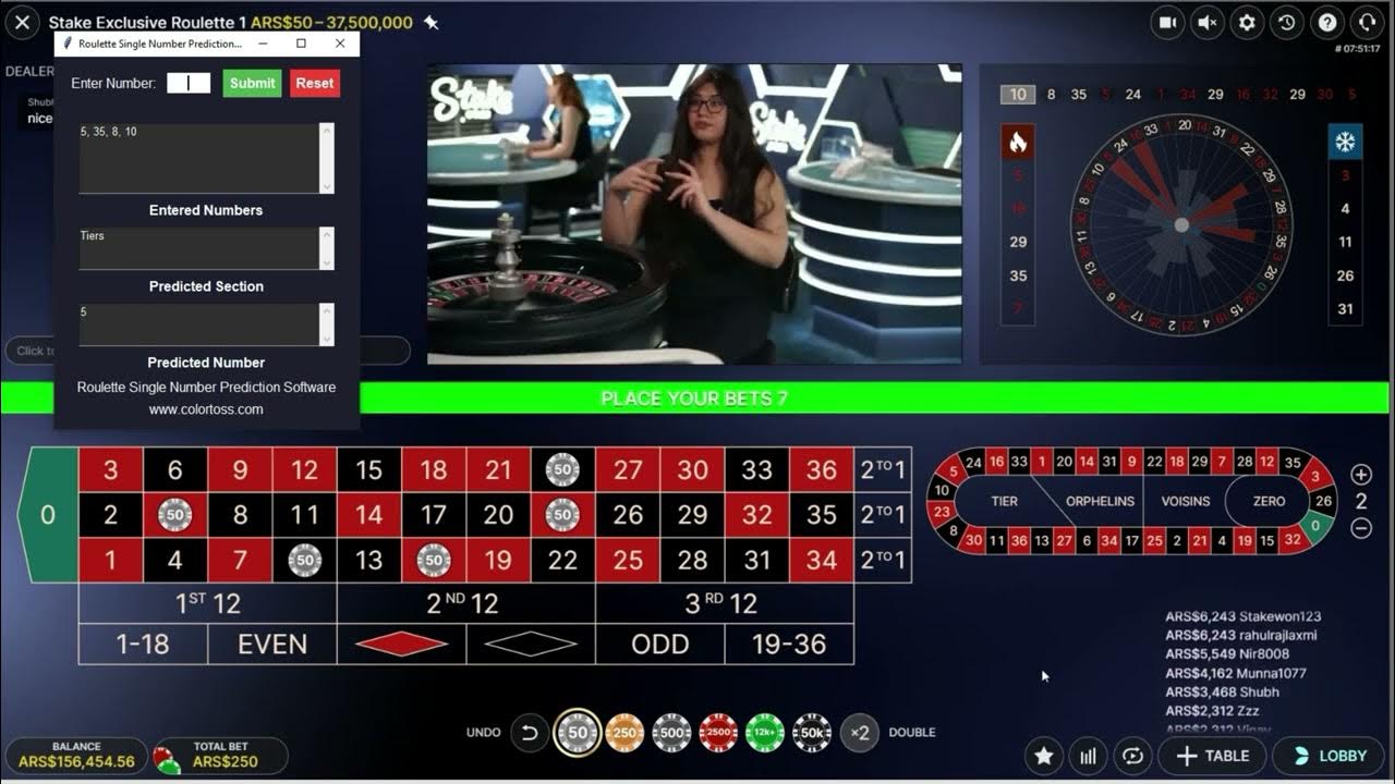 Single number prediction roulette software By ColorToss | The software ...
