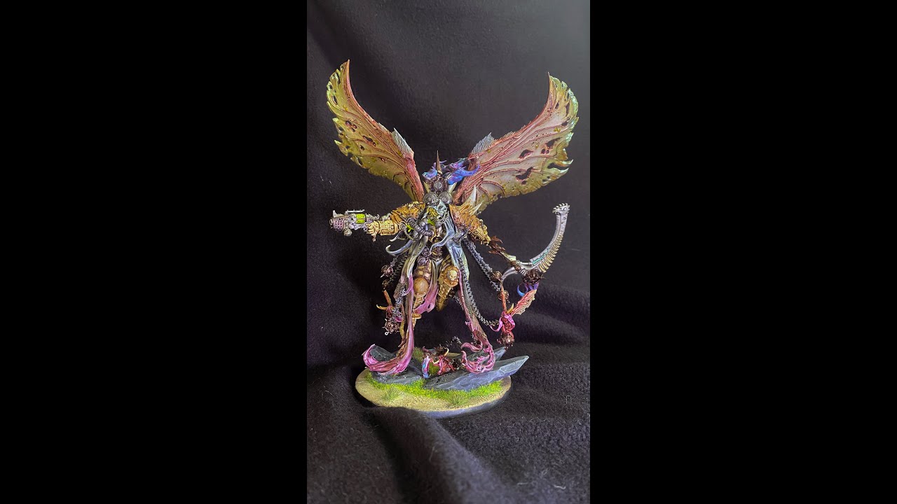 Beginner(?) Models - Mortarion IV - Metal and More Wing Work - YouTube