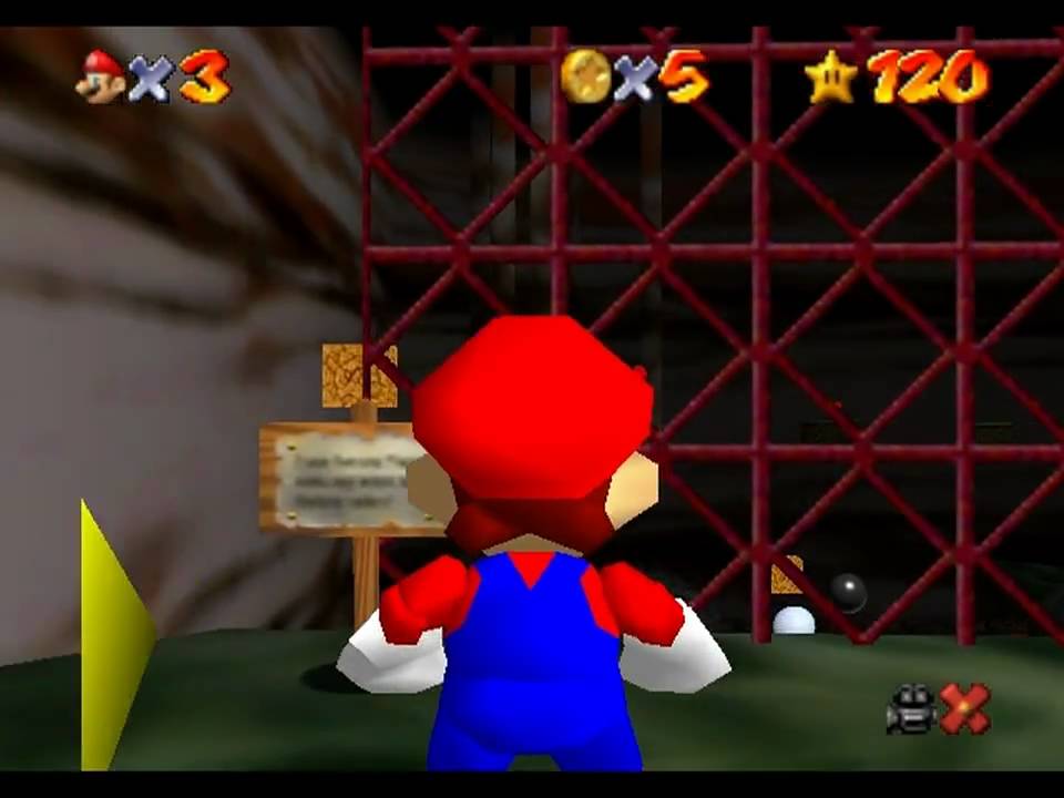Super Mario 64~Metal Head Mario Can Move - 0'22"07 (TAS) - YouTube