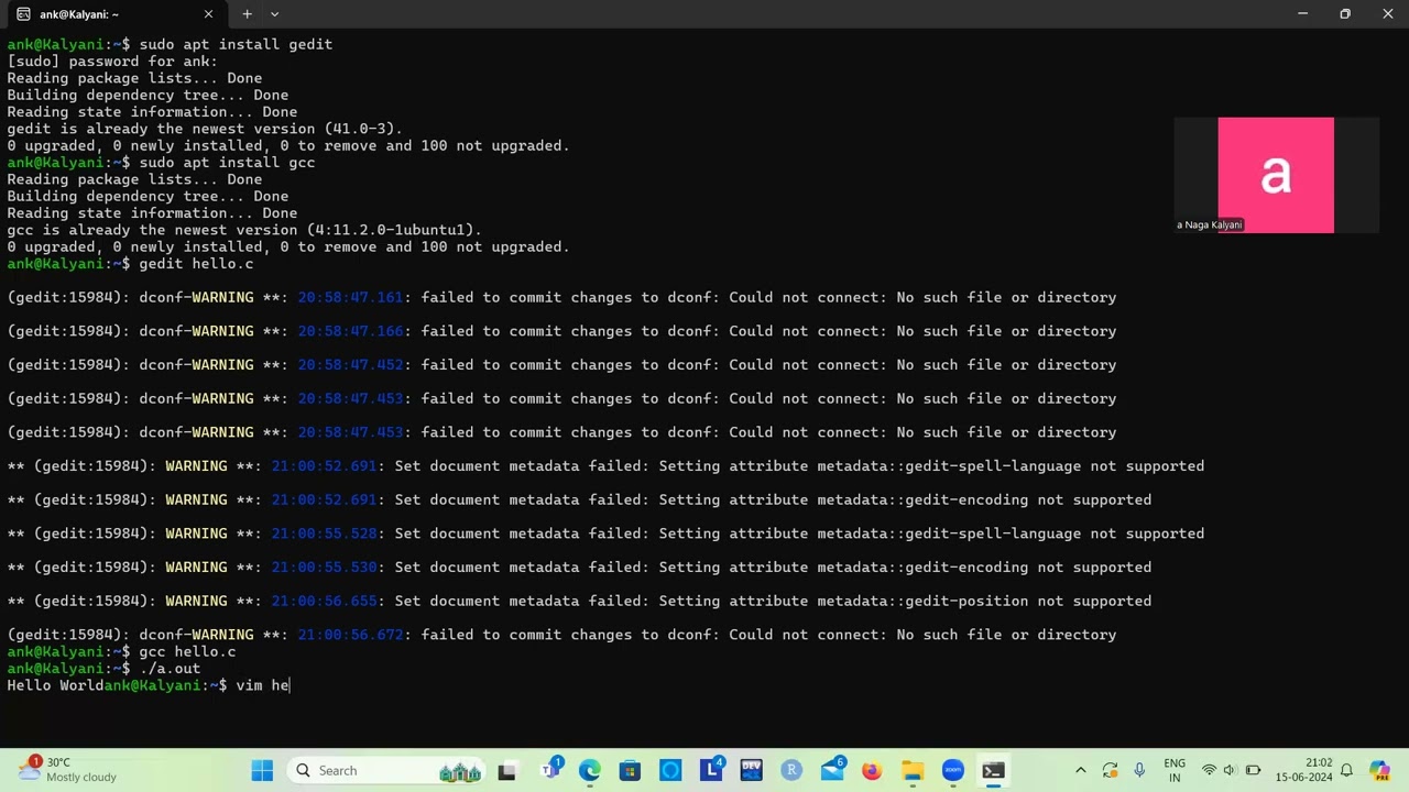 How To Execute C Program In Ubuntu Using Vim And Gedit Editors YouTube How To Execute C Program In Ubuntu Using Vim And Gedit Editors YouTube