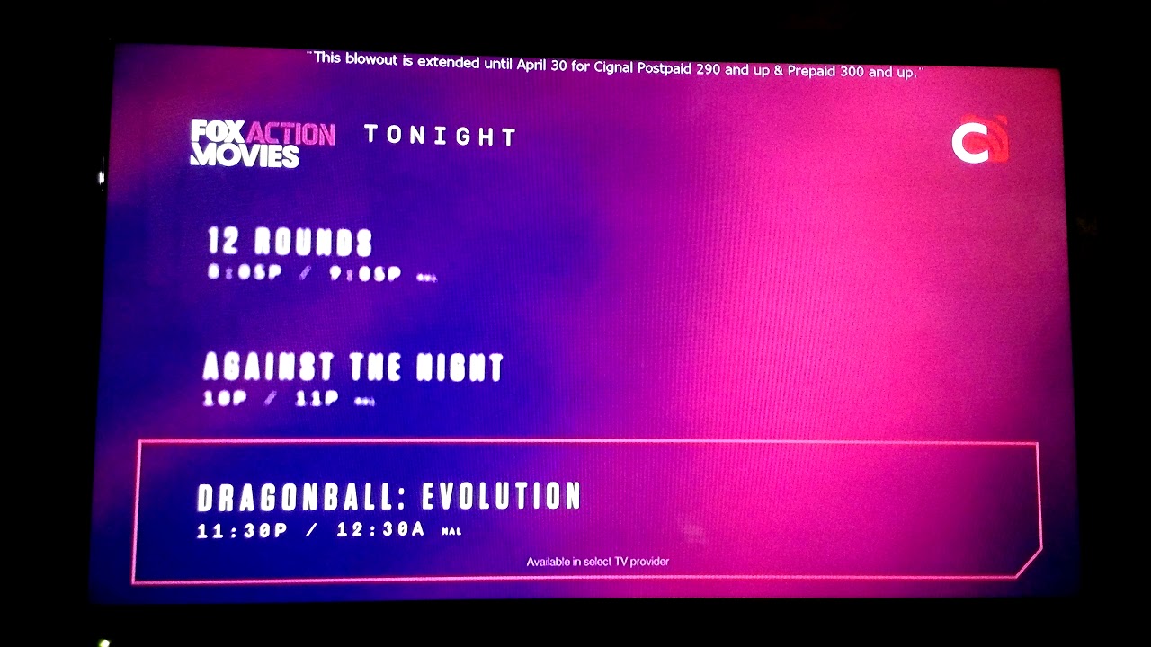 Fox Movies Network Tonight Schedule April/30/2020 - YouTube