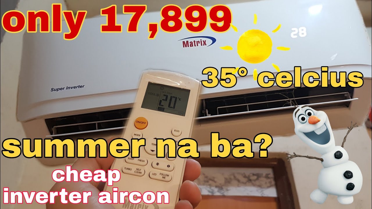 Affordable Split type Inverter Aircon 10 months review | Matrix Split ...