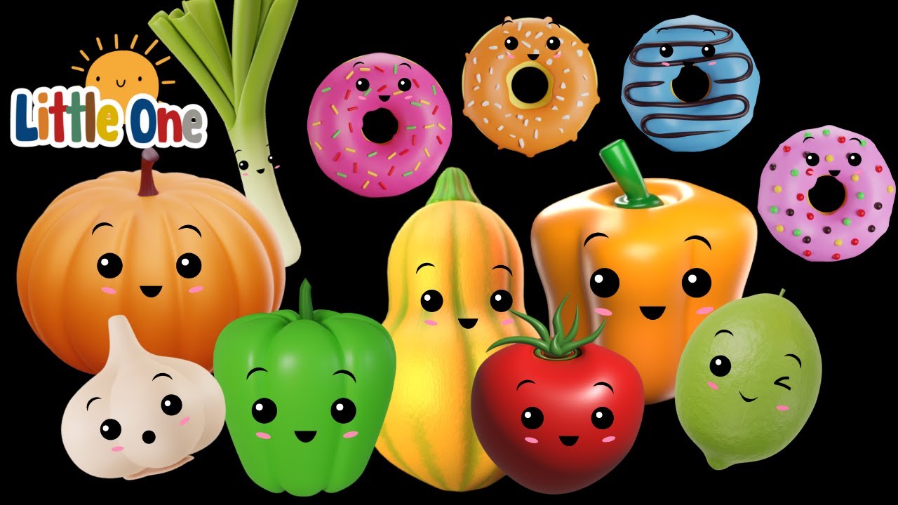 Cute Dancing veggies - CUTE ANIMATION ! Baby Sensory Video - YouTube