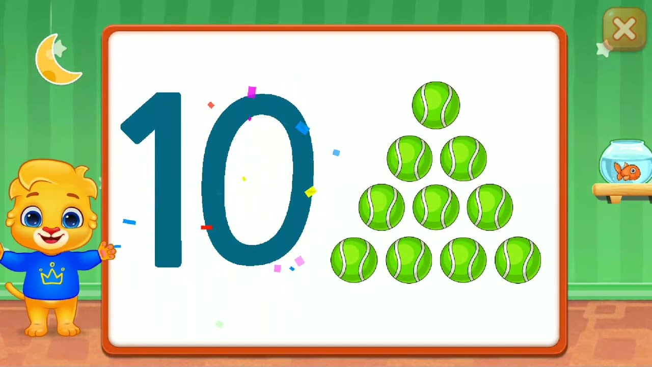 KIDS Touch Number & 1 to 10 - YouTube