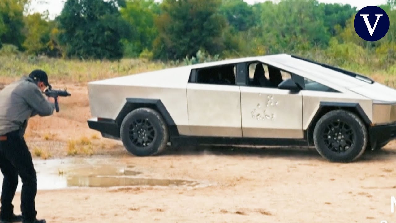 Elon Musk demuestra que su Tesla Cybertruck está hecho a prueba de ...