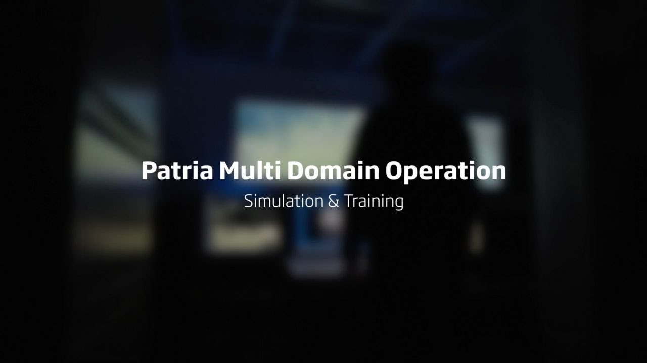 Patria multi domain operation - simulation and training - YouTube