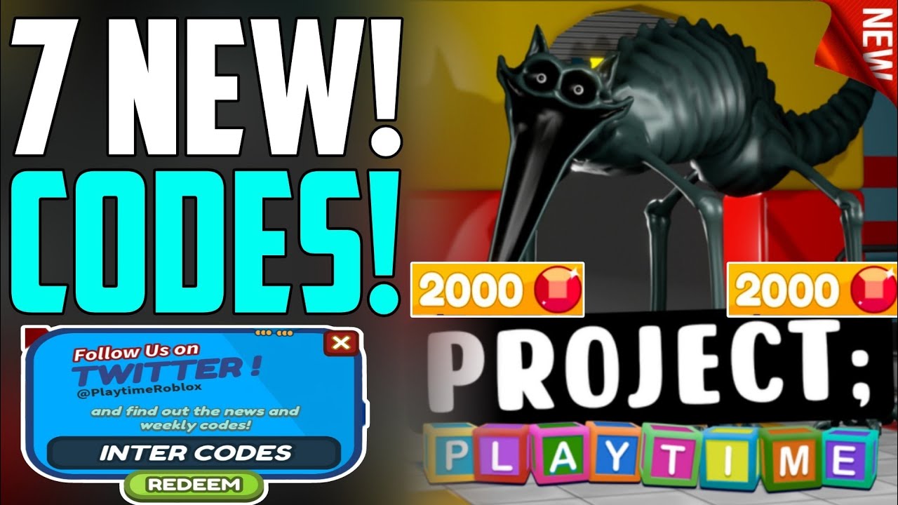 *NEW*ALL WORKING CODES FOR PROJECT PLAYTIME MULTIPLAYER - ROBLOX CODES ...