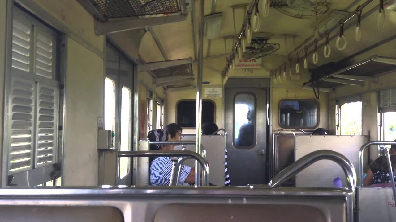 3rd Class Railway Trip in Thailand (Bangkok to Hua Hin) - YouTube