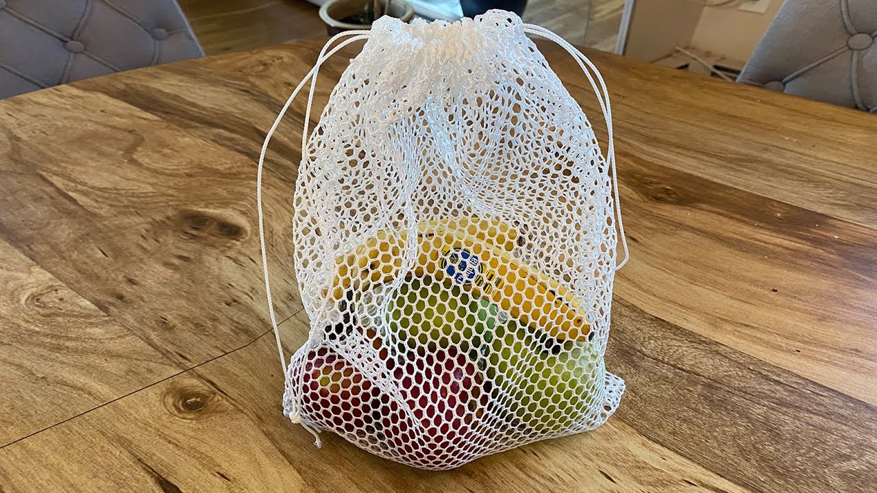 How to Sew a Reusable Mesh Produce Bag - Sustainable Eco-friendly ...