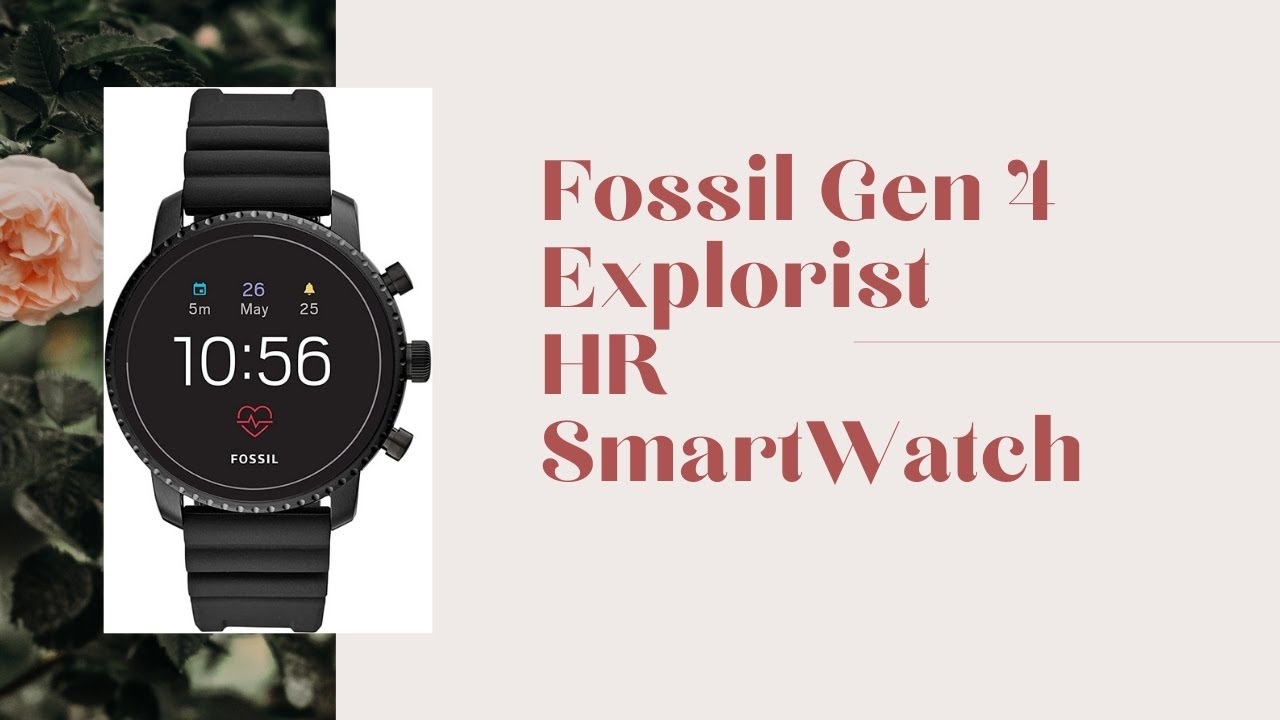 Fossil Men's Gen 4 Explorist HR with Activity Tracker । Smartwatch ...