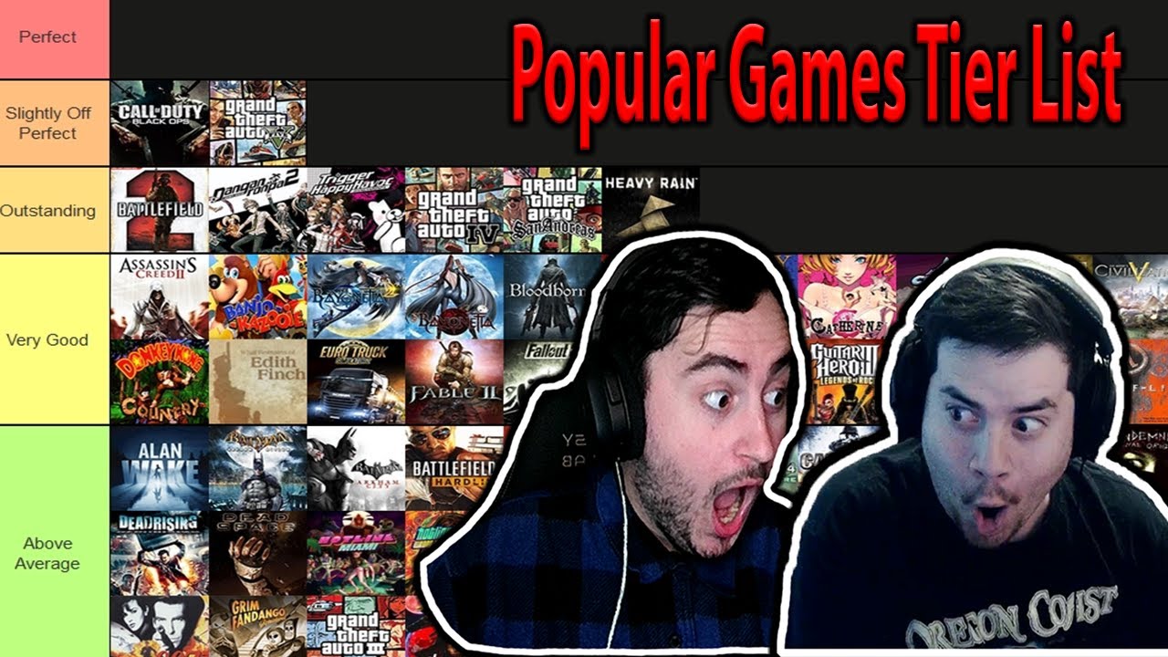 Ranking the BEST and WORST Games of All Time! - YouTube