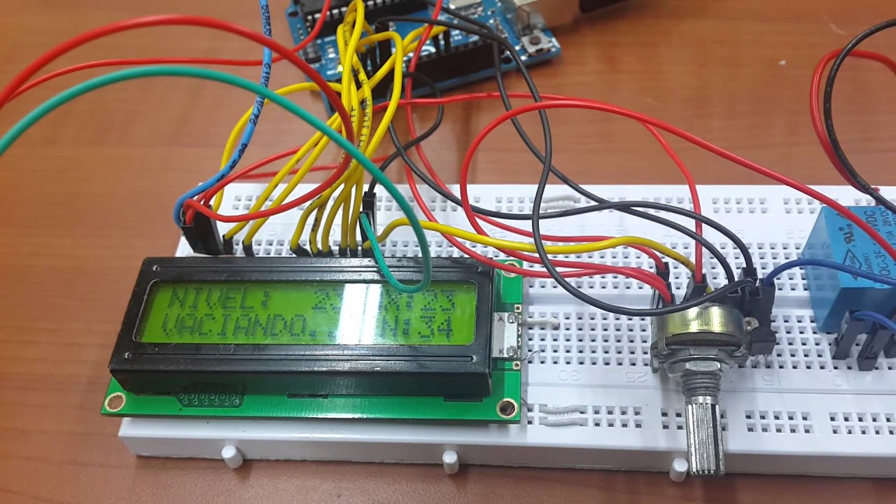 Control de nivel de un tanque con arduino - YouTube