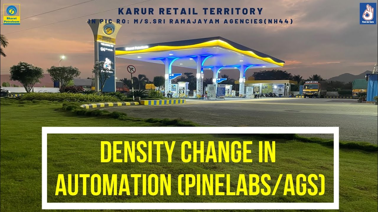 Density Change in Automation - (Pine Labs & AGS) - YouTube