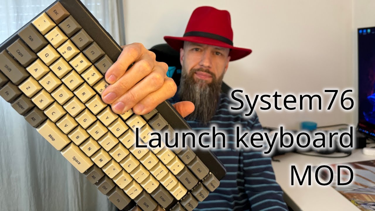 A Linux first keyboard: System76 Launch opinion + MOD - YouTube