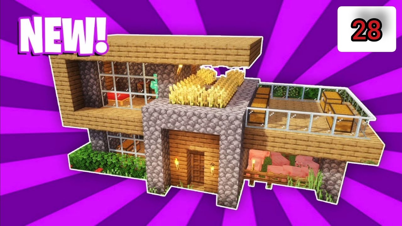 HOW TO MAKE FASTEST HOUSE IN MINECRAFT - YouTube