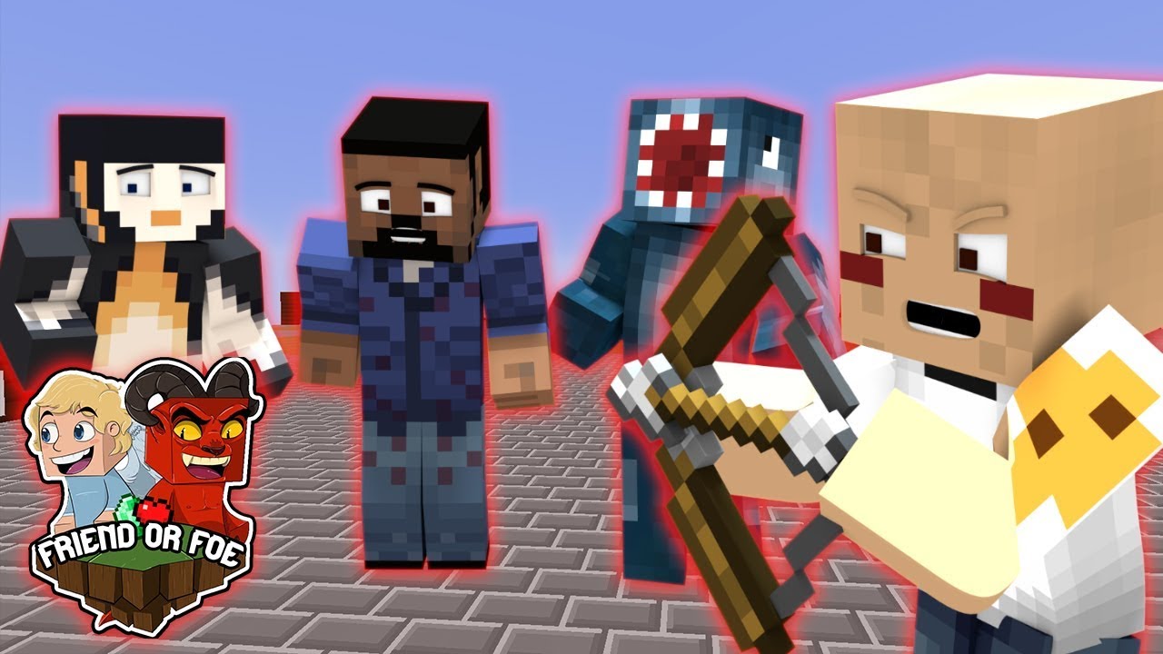 FIGHT UNTIL THE LAST MAN - Minecraft Friend Or Foe #30 - YouTube