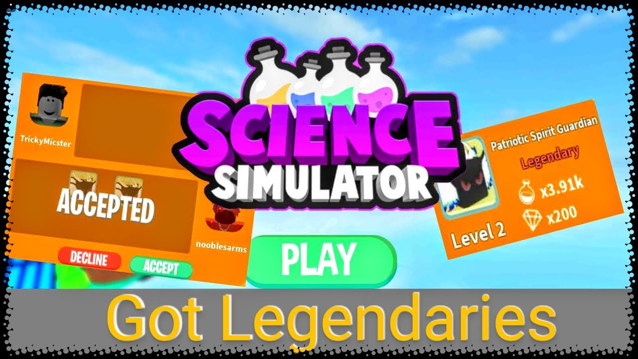 Got Legendaries /||\ Science Simulator [Roblox] - YouTube