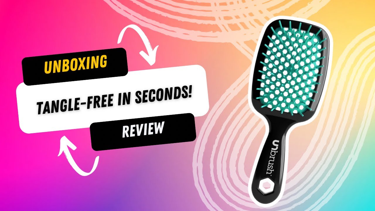 UNbrush Detangling Brush - Unboxing and Review - YouTube