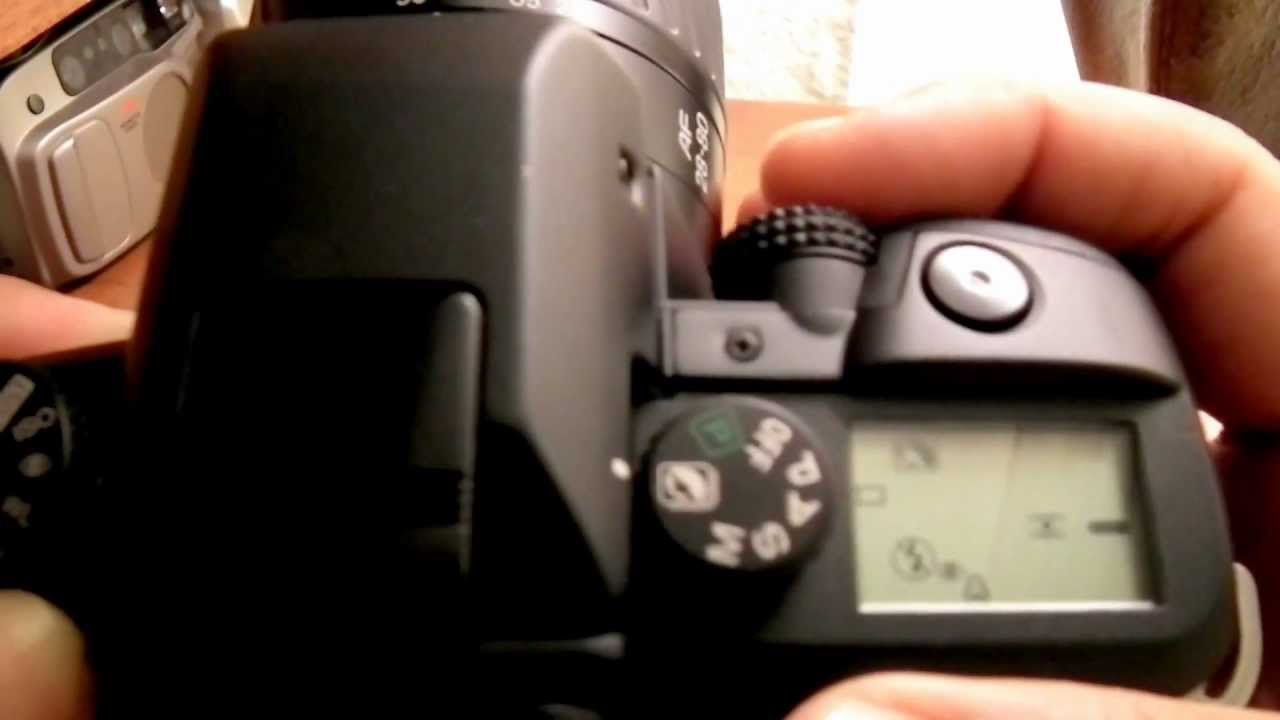 Minolta Maxxum 70 slr. 35mm. "Breve acercamiento" - YouTube