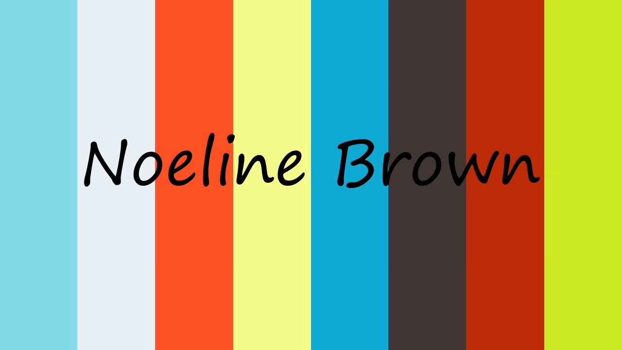 How to Pronounce Noeline Brown? - YouTube