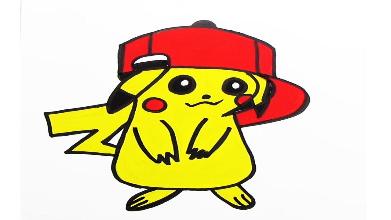 How To Draw Pikachu / पिकाचु कैसे बनाएं / Comment dessiner Pikachu ...