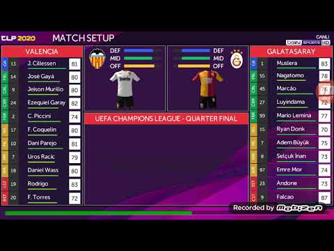 Valencia galatasaray çeyrek final maçı