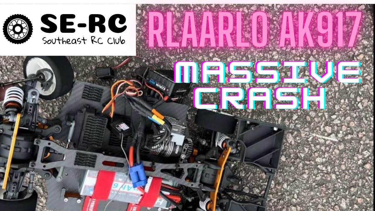 Massive RC car crash - 2023 Rlaarlo AK917 Unreleased video - YouTube