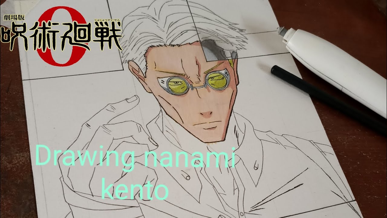 Drawing nanami kento || jujutsu kaisen part 2 - YouTube