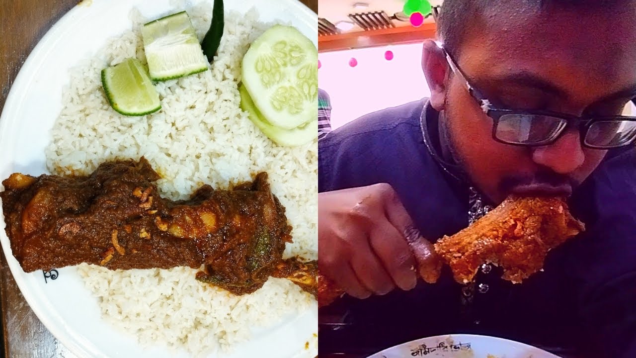Eating Mutton Leg Roast With Polau Rice At Jomidari Bhoj- Old Dhaka ...