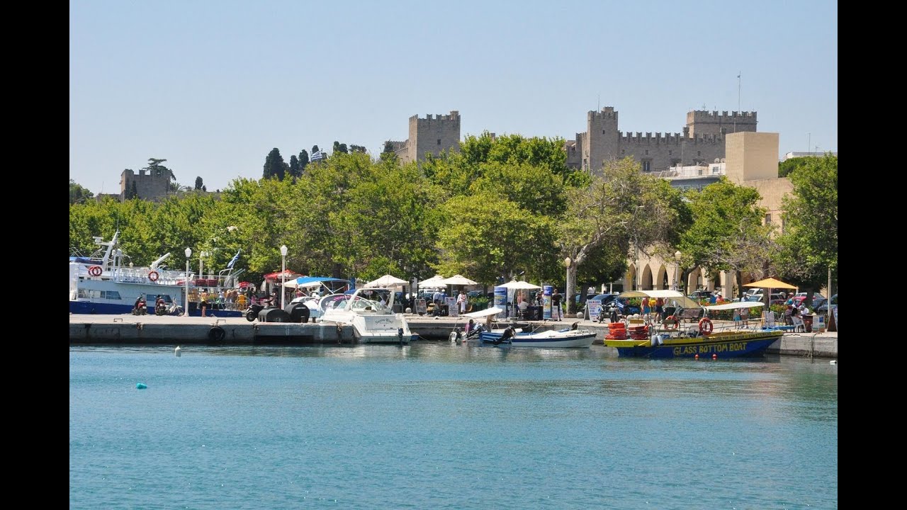 Rhodes (Rodos, Rhodos) in the Greek Islands Greece HD - YouTube