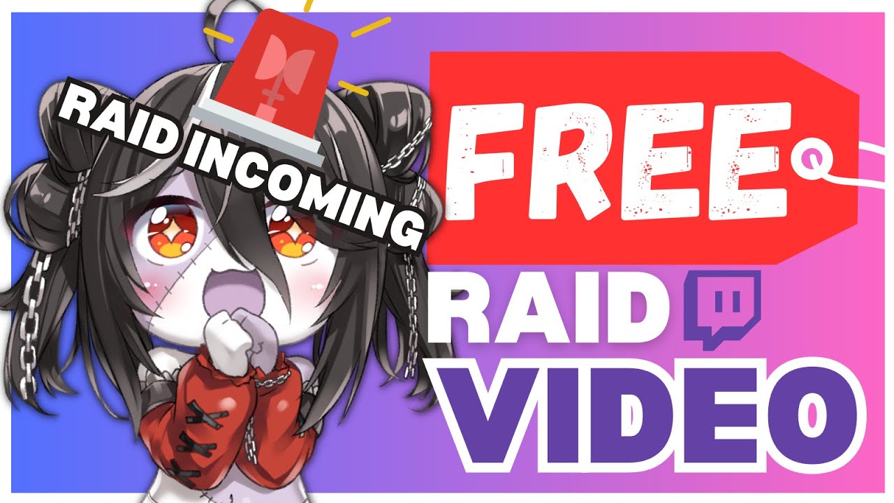 FREE Twitch Raid Alert/Message Greenscreen - YouTube