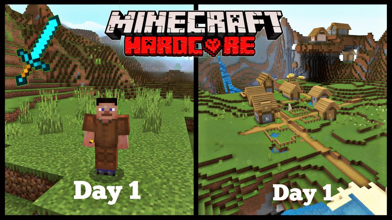 New Minecraft Game Play 1 Day Survival ️ Part 1 Ar Arbaaz Gaming - YouTube