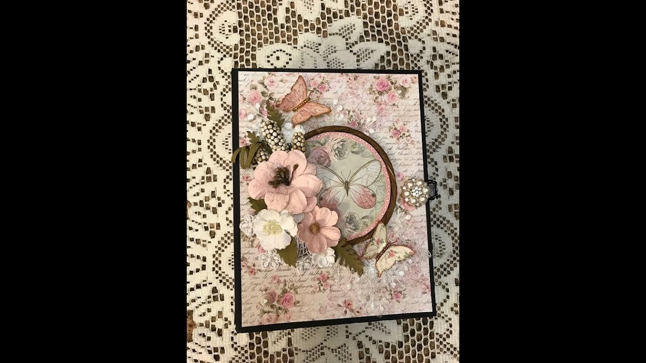 BEGINNERS MINI ALBUM TUTORIAL PART 1 SHABBY ROSE SHELLIE GEIGLE JS ...