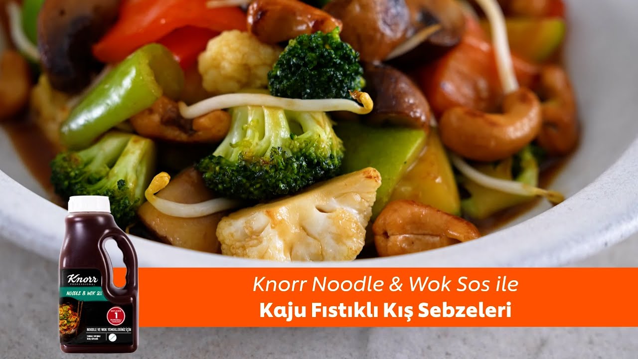 Knorr Noodle & Wok Sos ile Kaju Fıstıklı Kış Sebzeleri Tarifi - YouTube