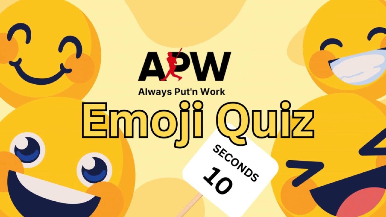 Guess the Baseball Word by Emoji | APW's Emoji Quiz Challenge #APW # ...
