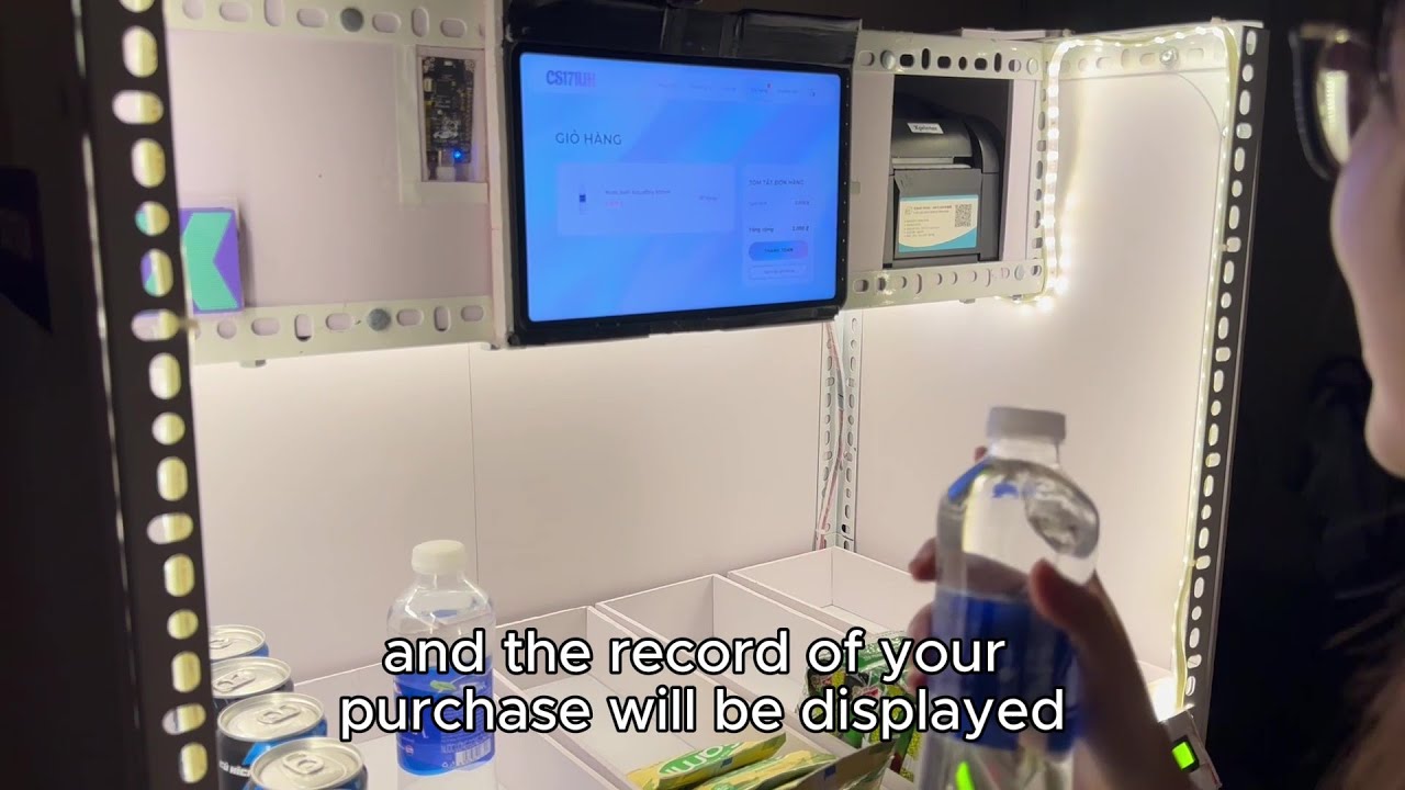 Smart Vending Shelf With Contactless Payment System (Demo) - YouTube