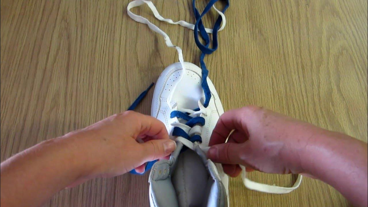 Adapted Shoe Tying - YouTube