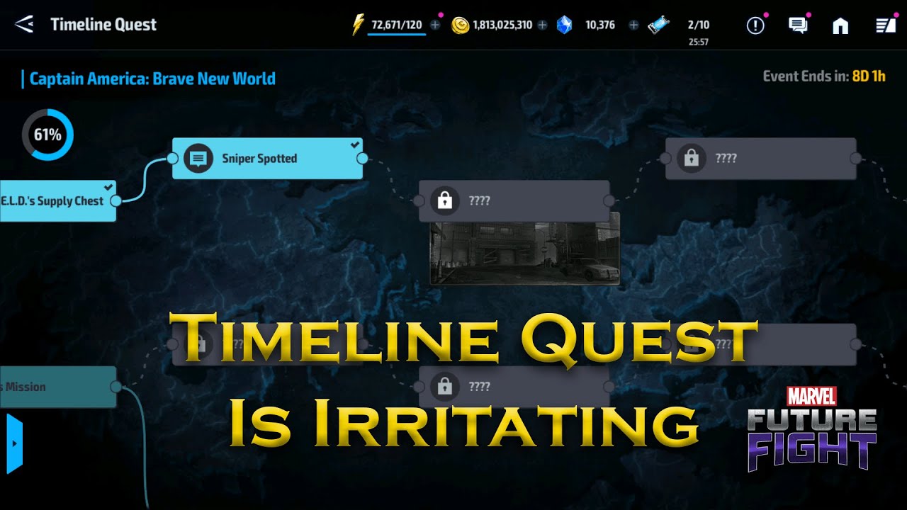 Timeline Quest Live Stream 01 - Marvel Future Fight - YouTube