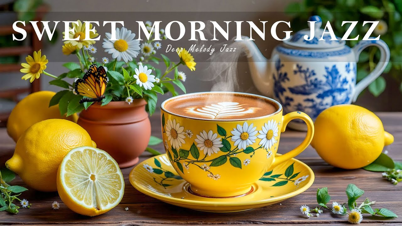 Sweet Morning Coffee Jazz ☕ Gentle Bossa Nova Piano & Light Jazz Music ...