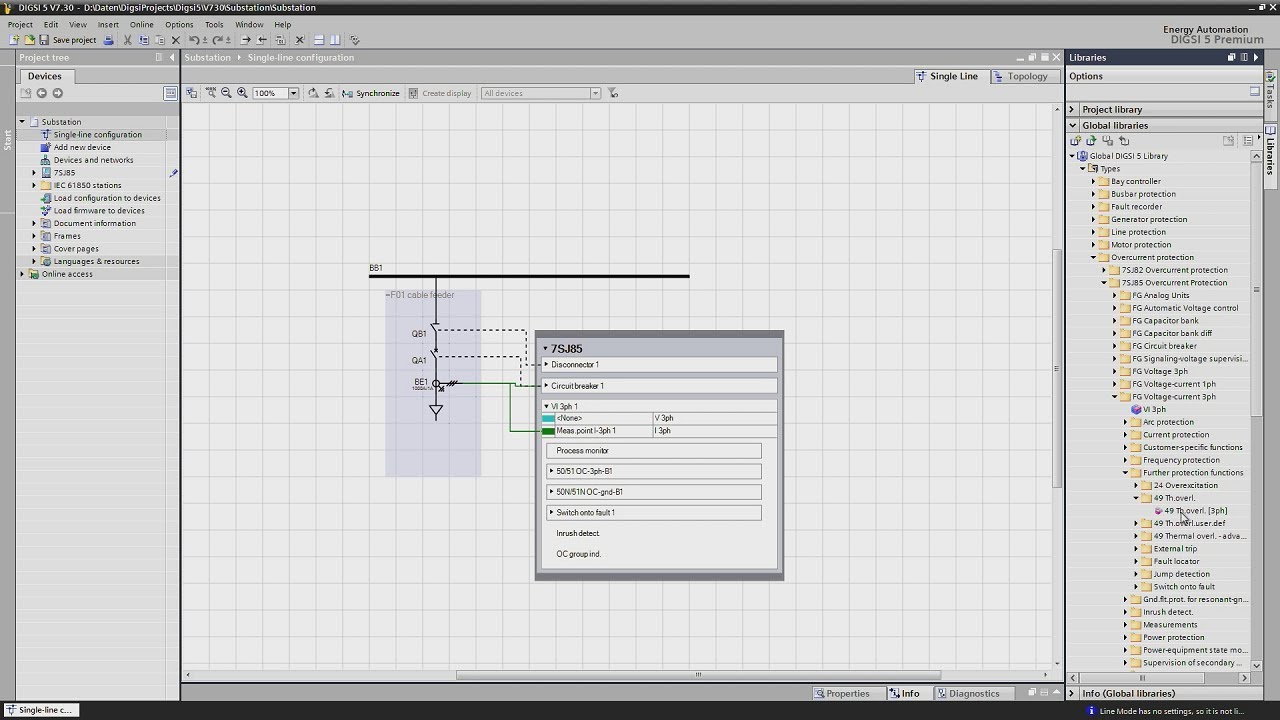 DIGSI 5 Tutorial – Chapter 2: Creation of a project, adding a device ...