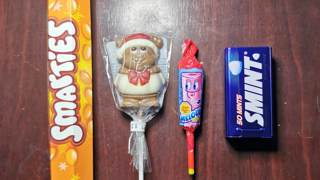 Relaxing in winter/opening Smint,Melody,Snowman&Smarties Yellow ASMR # ...