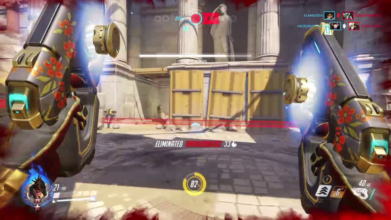 Overwatch: low health tracer - YouTube