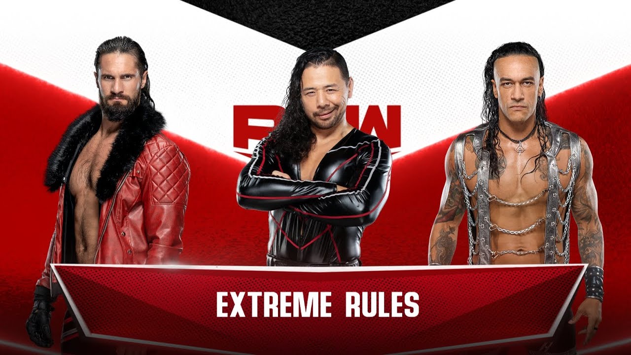 SETH "FREAKIN" ROLLINS VS SHINSUKE NAKAMURA VS DAMIAN PRIEST IN A ...