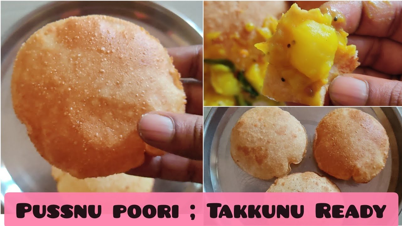 Moru Morunu Bussnu Poori ippadiya varum 😱? | Poori recipe| in tamil ...