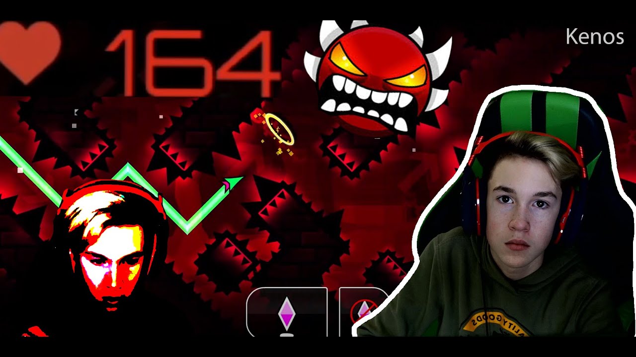 Kenos 50% (Extreme Demon) By Bianox | Geometry Dash *Progress #17 ...