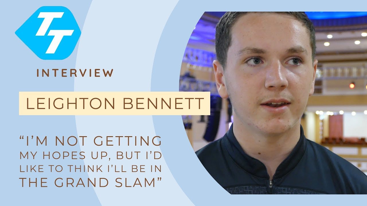 LEIGHTON BENNETT "I'd like to think I'll get picked for the Grand Slam ...
