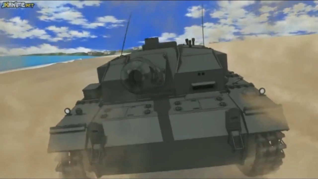 Referencia al General Erwin Rommel en Girls Und Panzer - YouTube